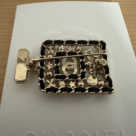 CHANEL | Jewelry | Chanel Perfume Bottle Brooch | Poshmark